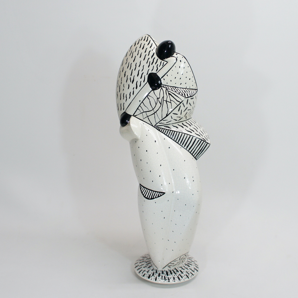 Postmodern / Cubism Pottery Sculpture " Heide Warlamis " ? | Graphio ...