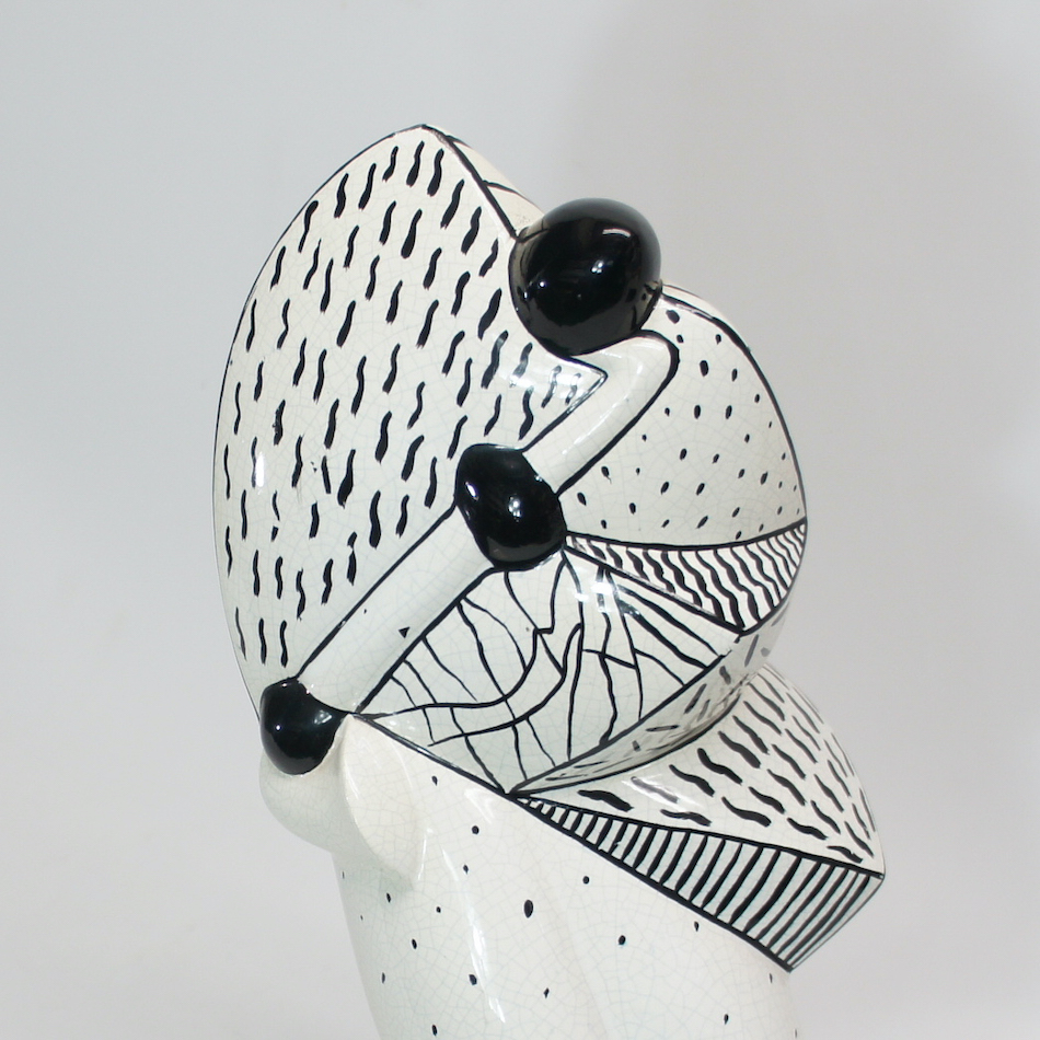 Postmodern / Cubism Pottery Sculpture " Heide Warlamis " ? | Graphio ...