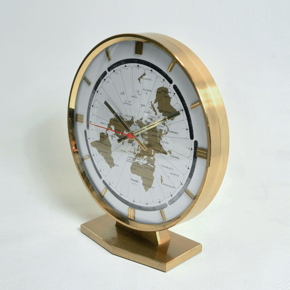 70's West-Germany "Kundo" World Time Clock | Graphio/büro-stil グラフィオ/ビューロスタイル