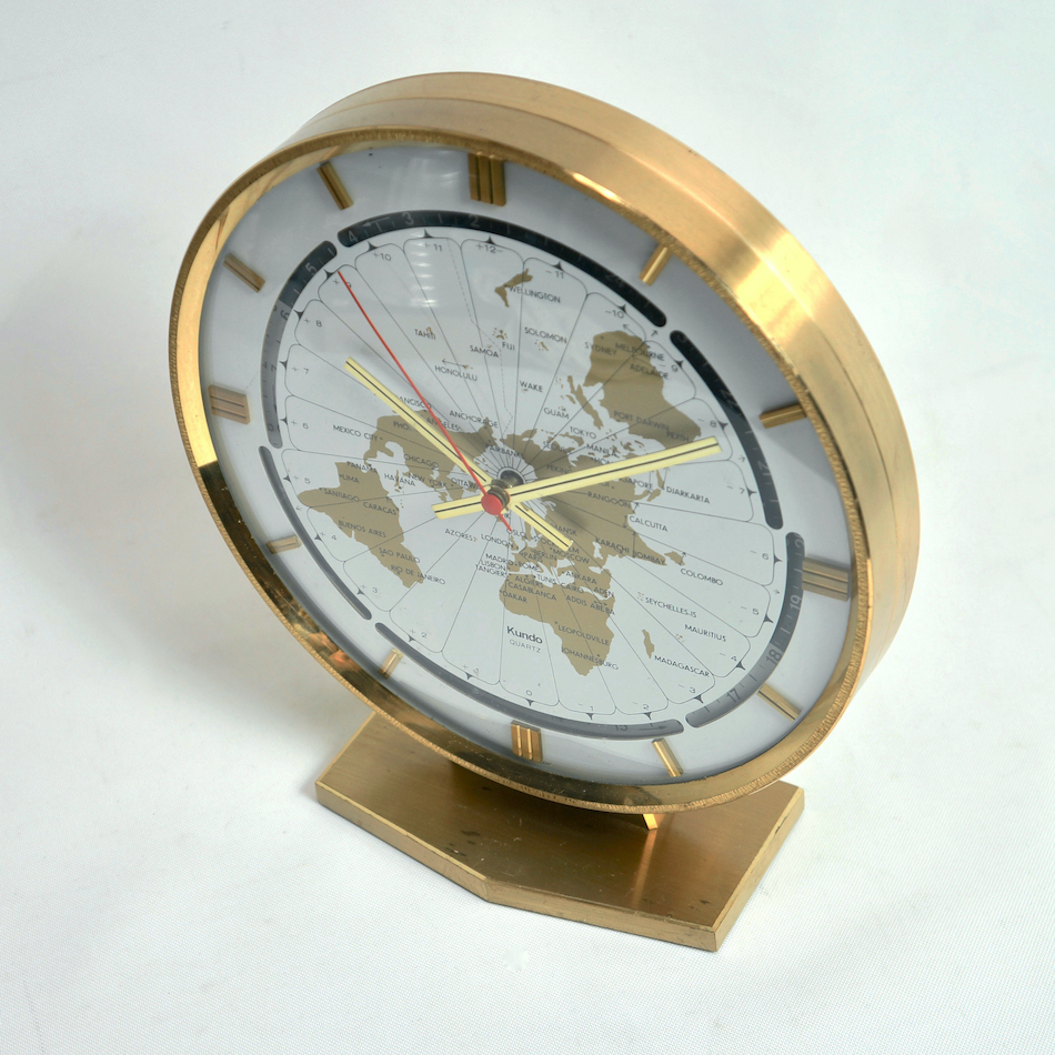 70's West-Germany "Kundo" World Time Clock | Graphio/büro-stil グラフィオ/ビューロスタイル
